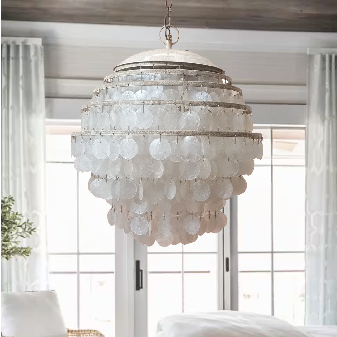 Capiz Globe Hanging Lamp – Keystone Lamps