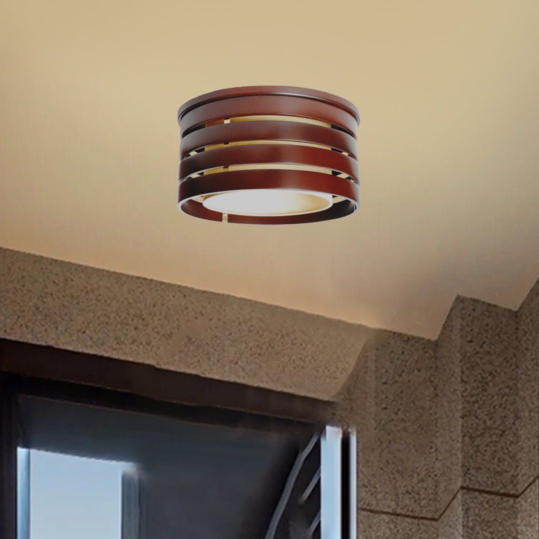 Round Canoe Ceiling Lamp – Keystone Lamps