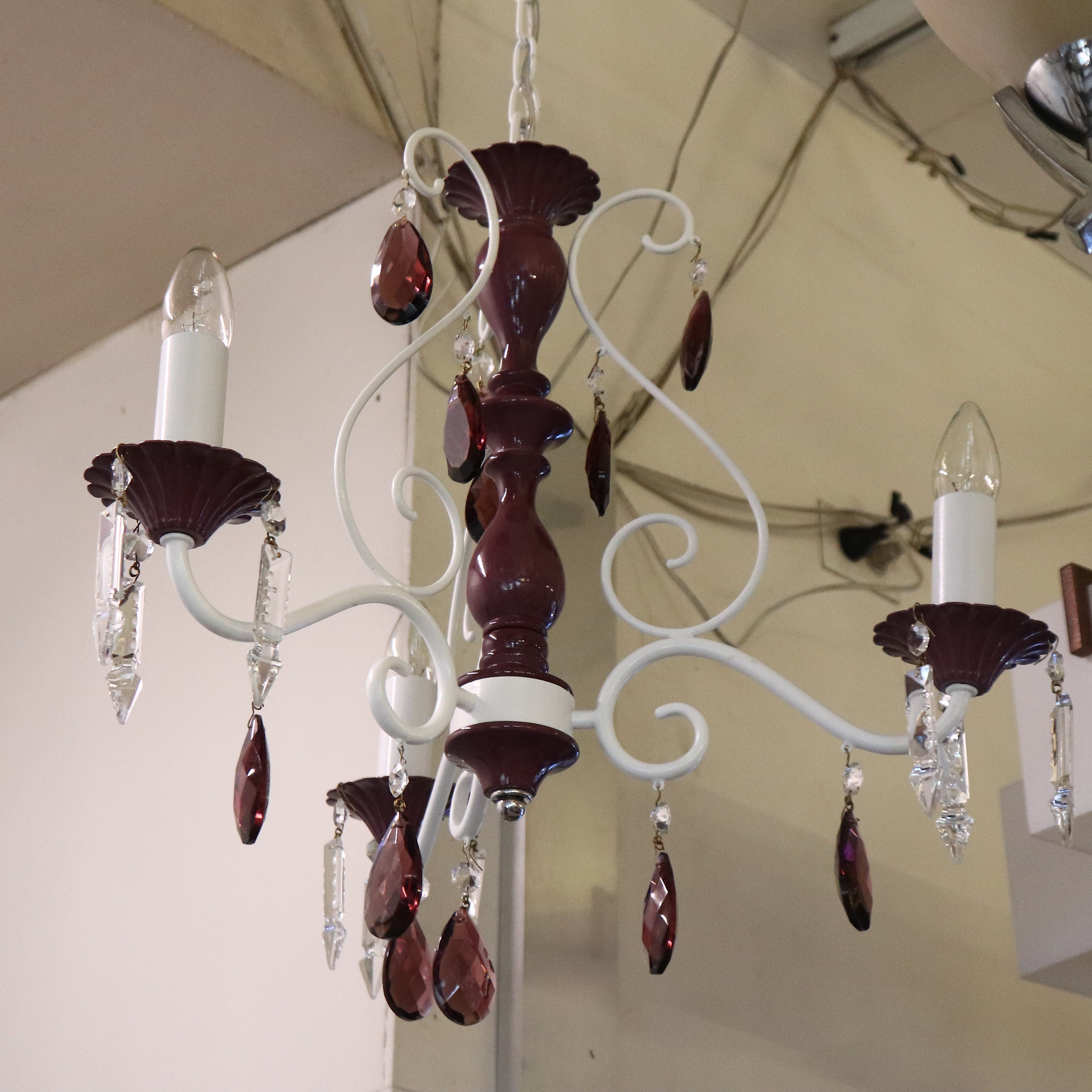 Colored Crystal 3 Lights – Keystone Lamps